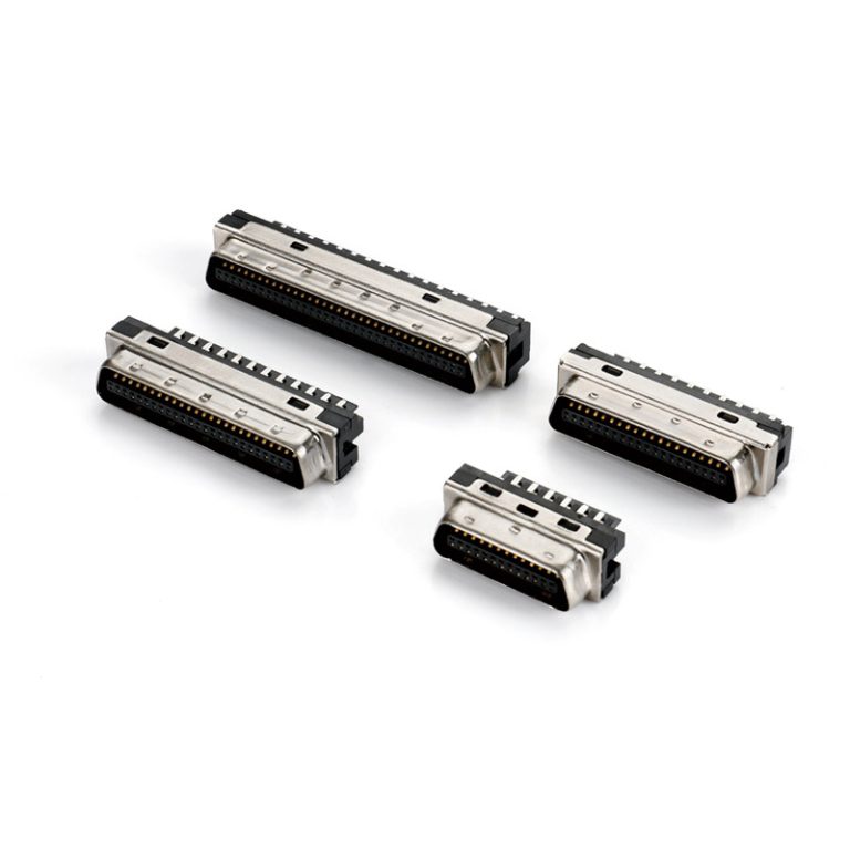 scsi plug connectors -14P~100P Male SCSI Mini D Ribbon(MDR) Connectors