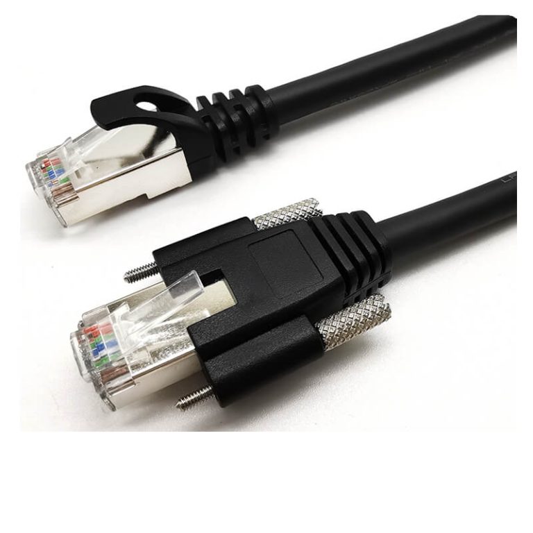 industrial grade ethernet cable-RJ45 Thumbscrews to RJ45 Industrial ...