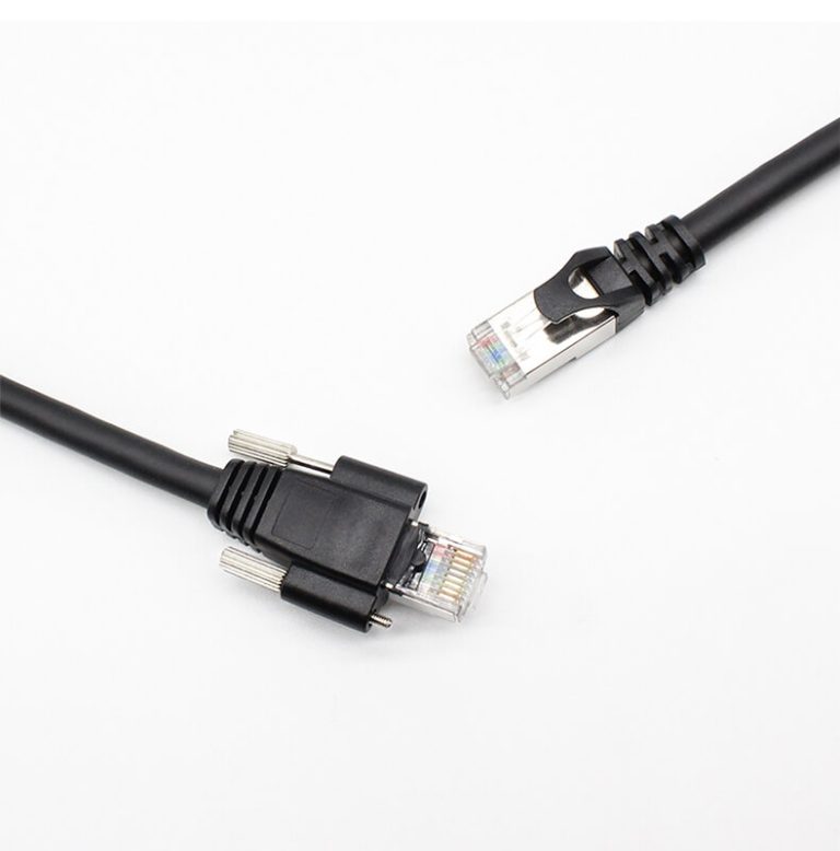 industrial grade ethernet cable-RJ45 Thumbscrews to RJ45 Industrial ...