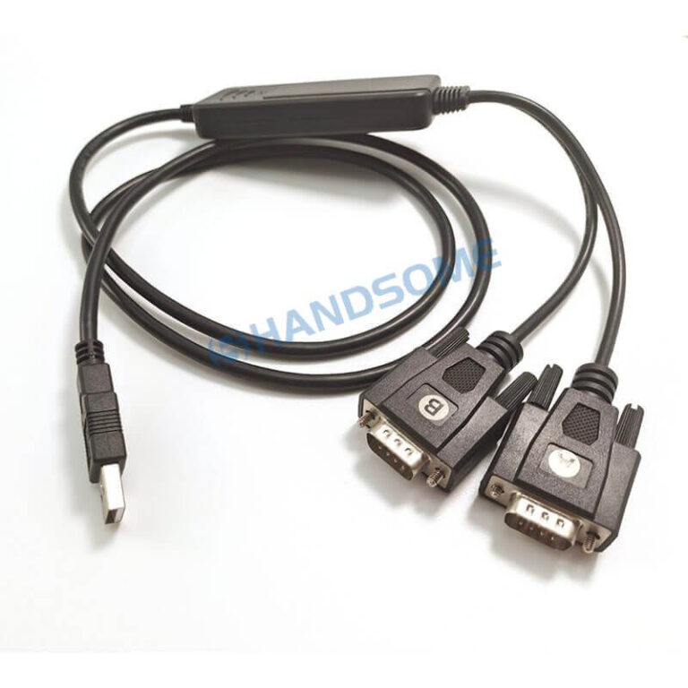 Connect Multiple Devices with USB2.0 to 2-port RS422 RS485 Cable
