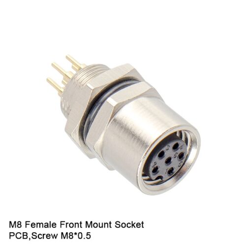 4pin Male m8 Bulkhead Connector M8 Front Mount Socket - HANDSOME Cable