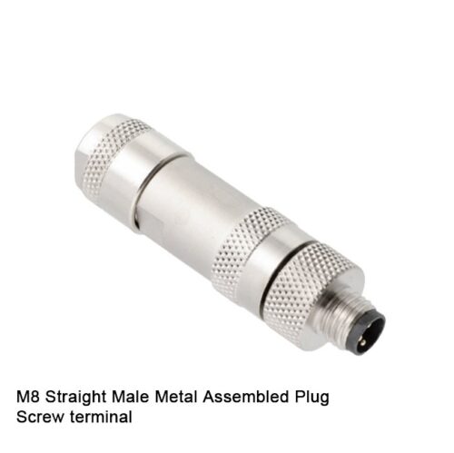 m8 Field Wireable Connector M8 Straight Metal Assembled Plug - HANDSOME ...