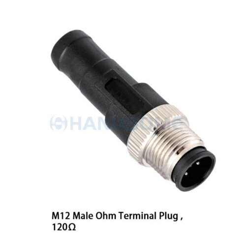 A B C D-Coded m12 Plug Connector 120Ω M12 Female Ohm Terminal Plug ...