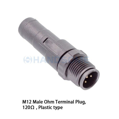 A B C D-Coded m12 Plug Connector 120Ω M12 Female Ohm Terminal Plug ...