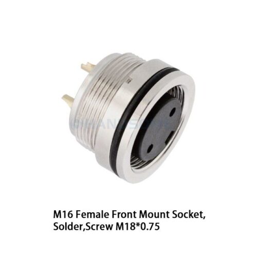 m16 8 pin Connector M16 Male Front Mount Socket - HANDSOME Cable